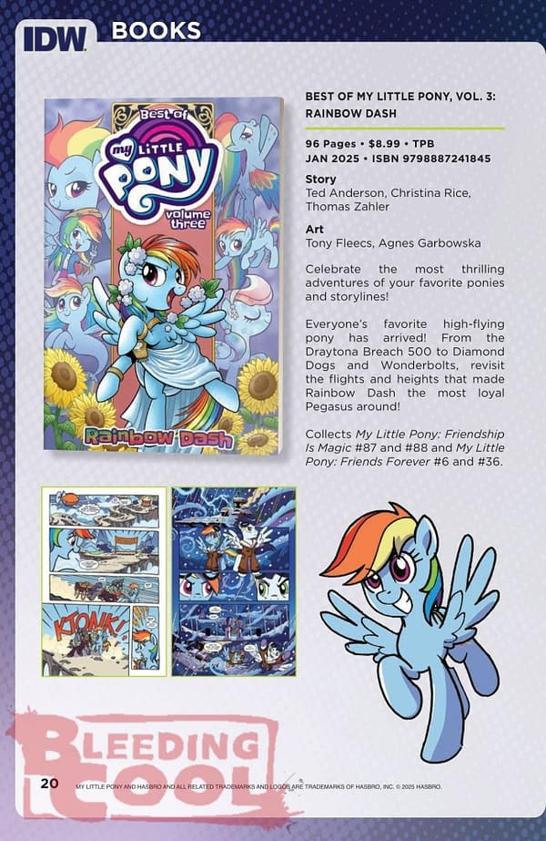 Best of My Little Pony, Volume 3: Rainbow Dash - Official MLP Comics ...